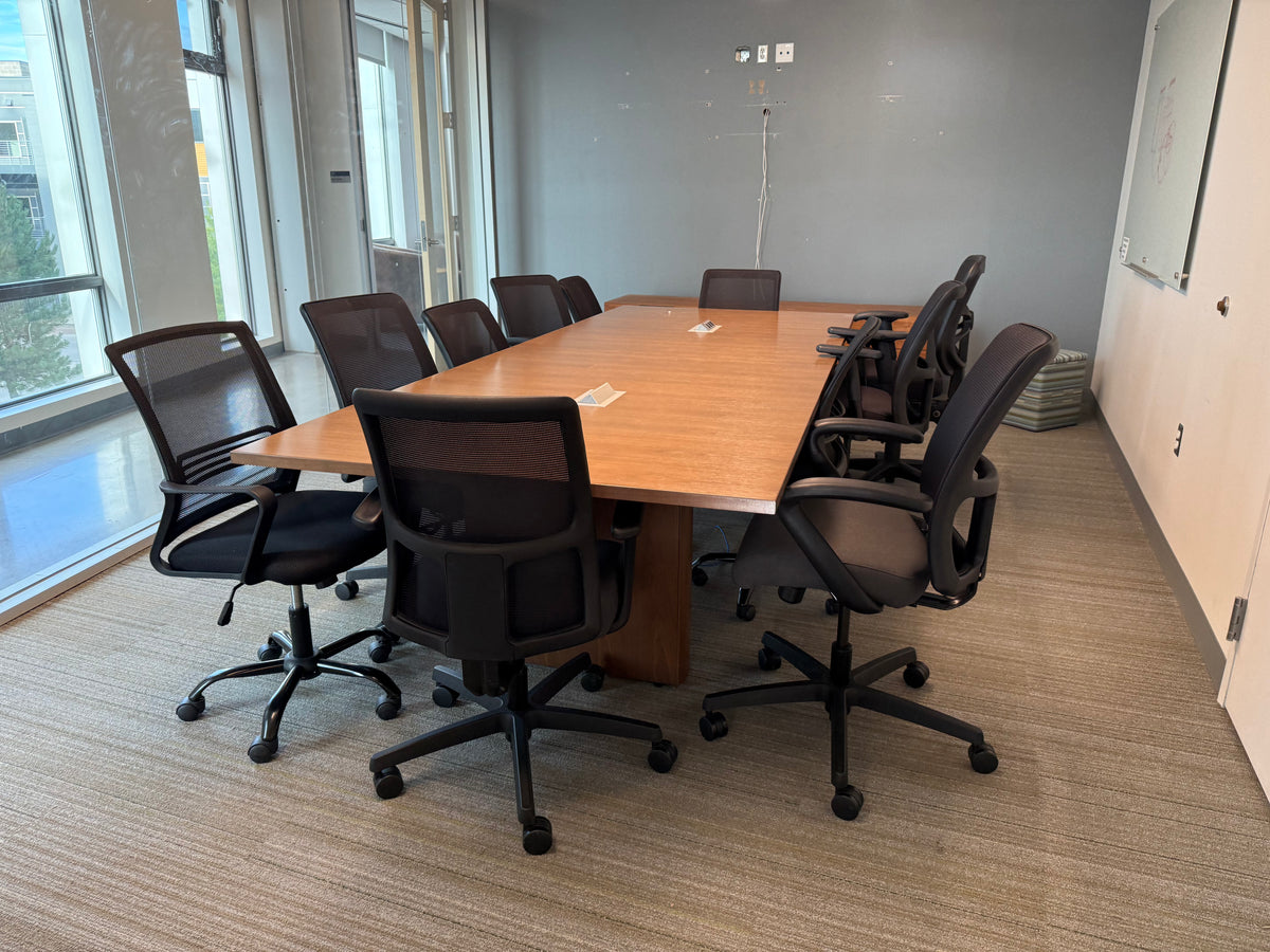 Hon 10x4' Conference Table w/ Power modules – LCOF